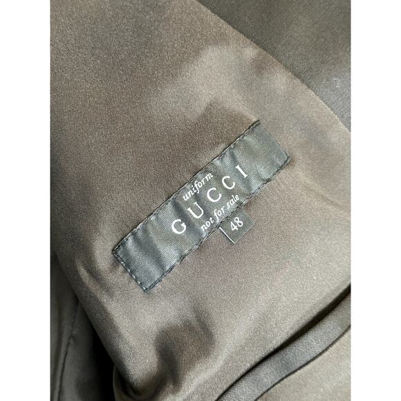 Gucci | Tops | Gucci Employee Uniform Black Blazer Size 48 Mint | Poshmark